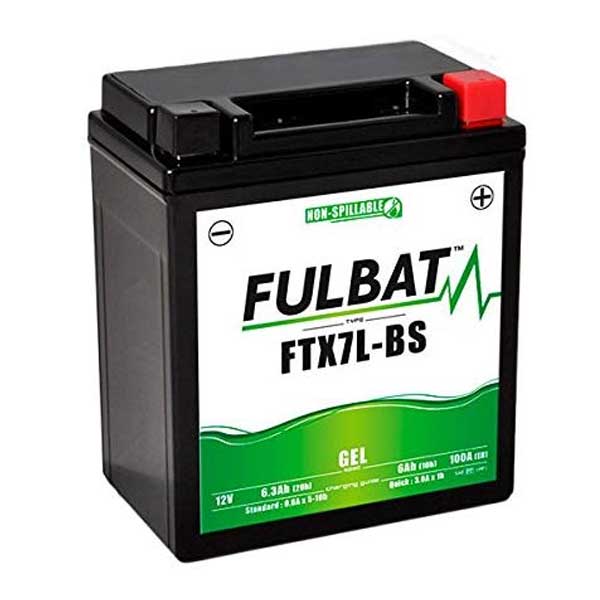 Fulbat - Batería moto Gel YTX7L-BS / FTX7L-BS 12V 6Ah | Todo en Baterías