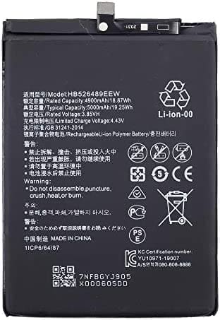 Swark Batería HB526489EEW compatible con Huawei Y6p MED-LX9, MED-LX9N ...