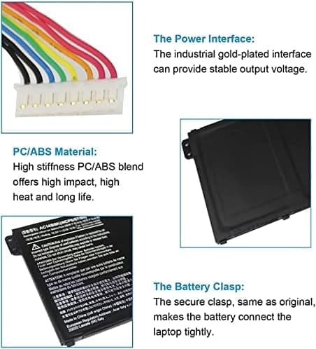 AKKEE AC14B8K 4ICP5/57/80 Batería para Acer Chromebook CB3-111 CB5-311 ...